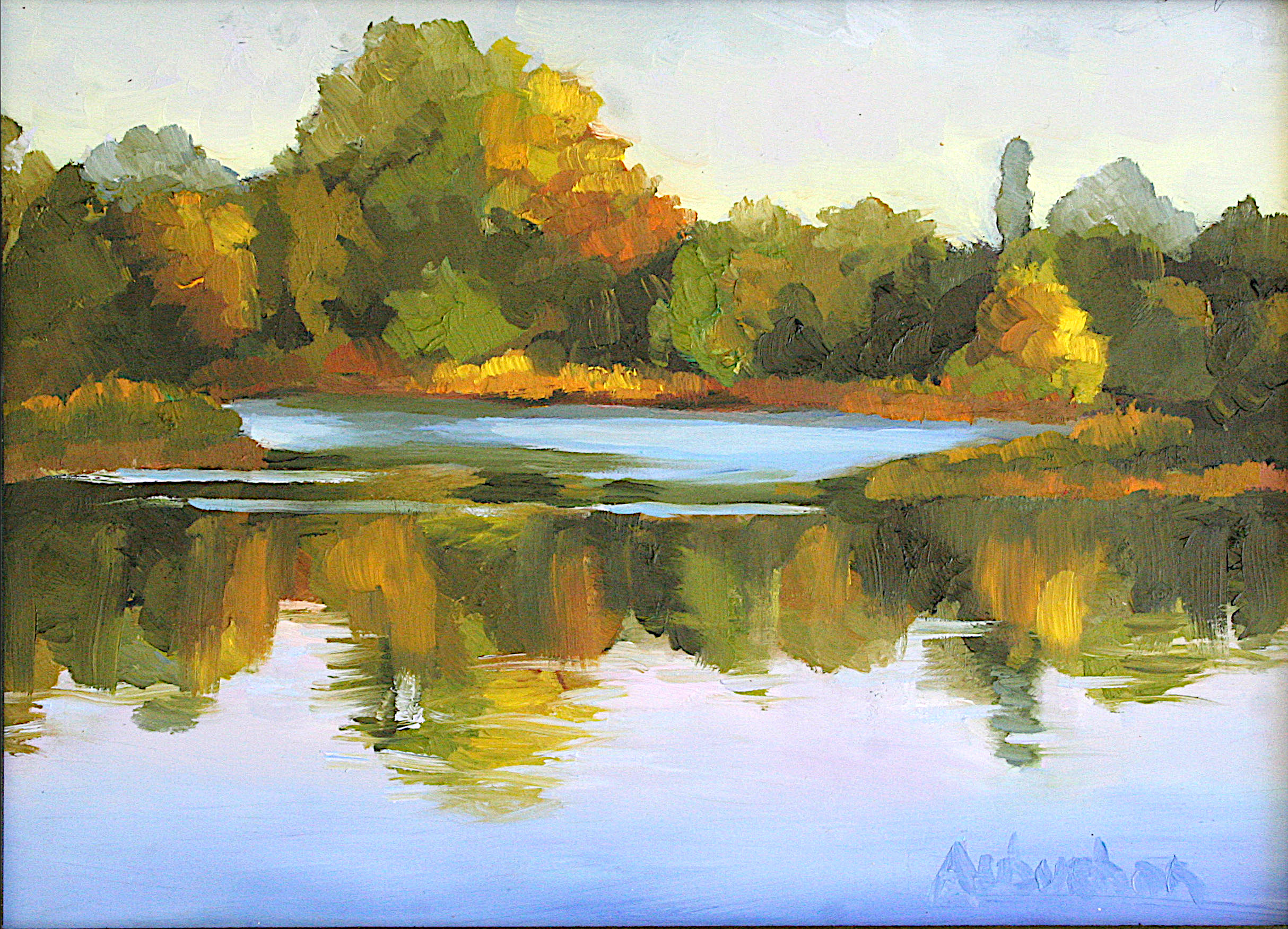 Sunny River – Yolanda Aubuchon Fine Art
